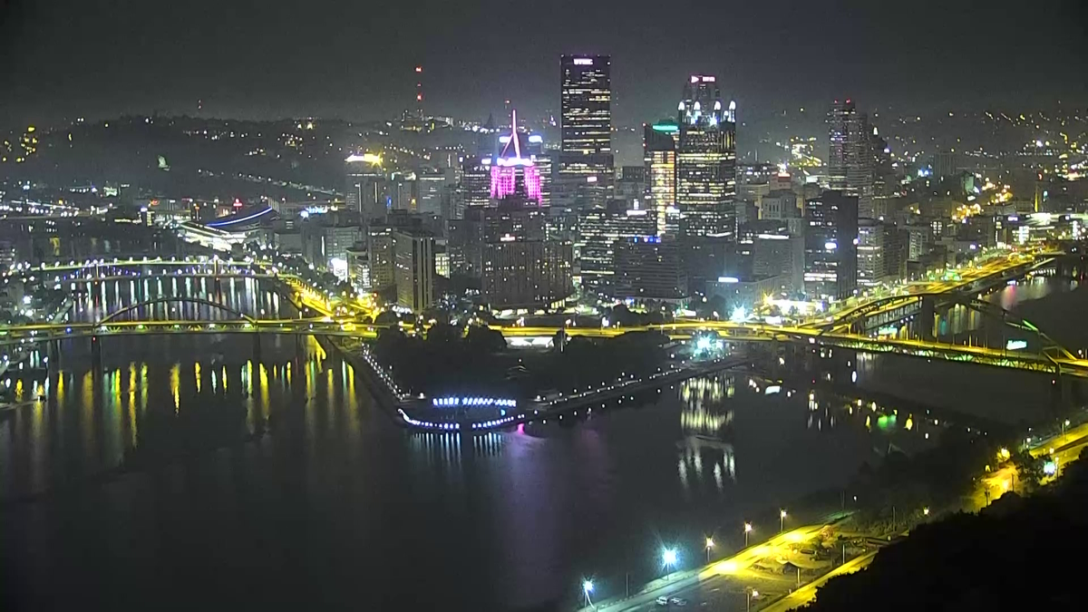 Pittsburgh’s Highmark building glows pink for breast cancer awareness month