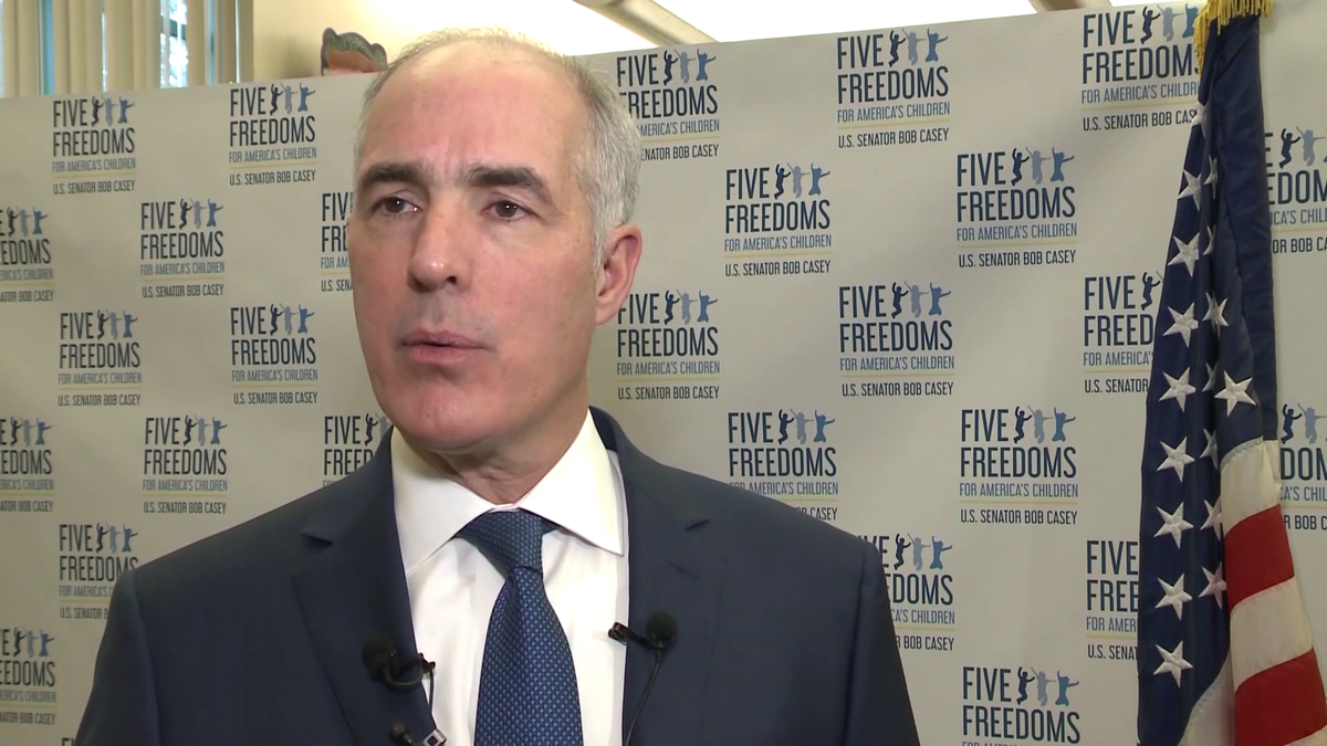 Sen. Bob Casey tests positive for COVID-19 antibody, pledges to donate ...