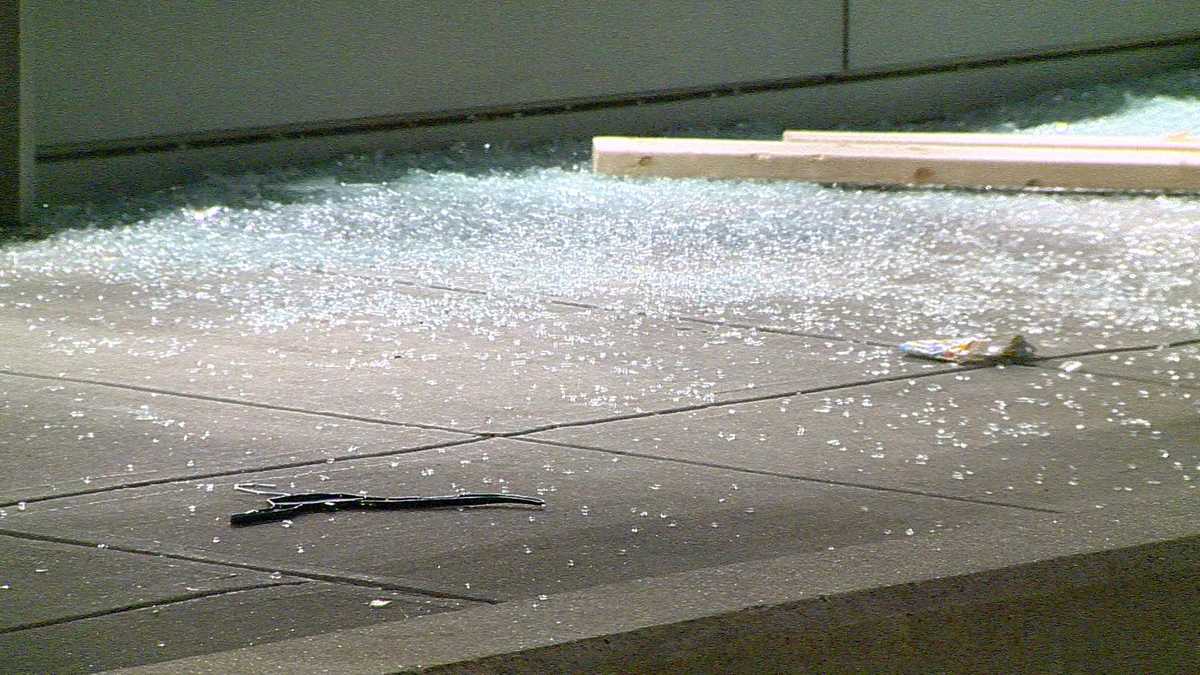 Images: Destruction in Boston after protests turn violent