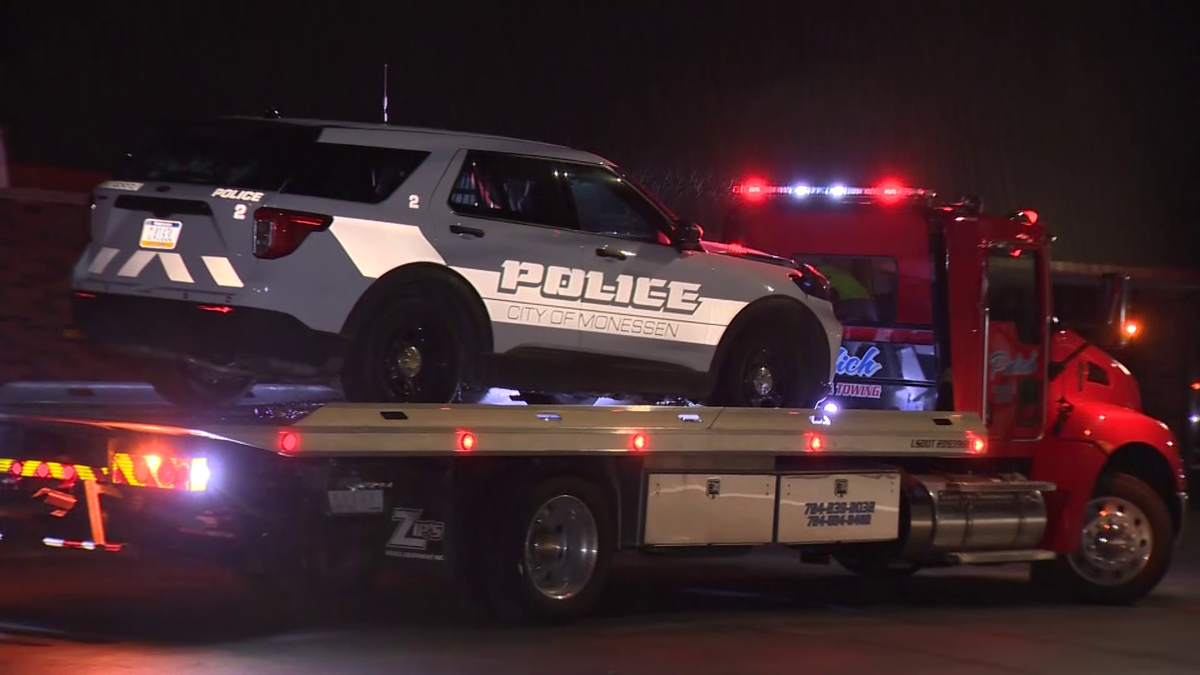 Stolen police vehicle crashes into home in Monessen