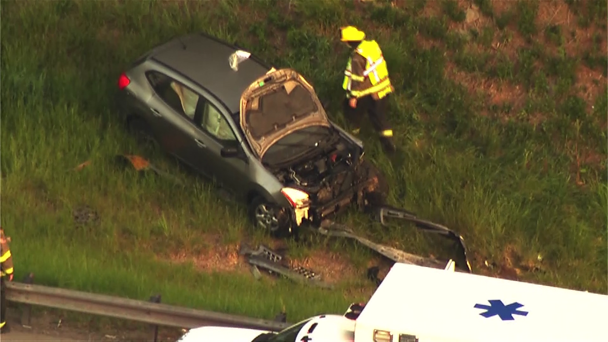 Rollover crash on Route 28