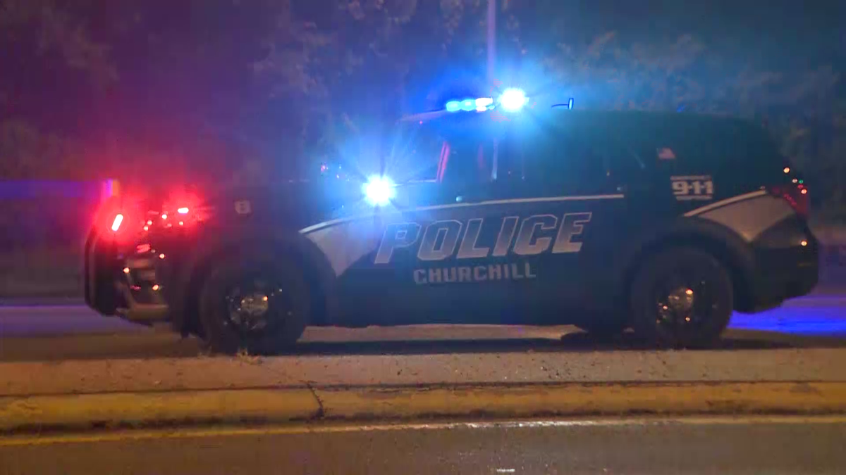 Police: Man hides in creek following crash in Churchill