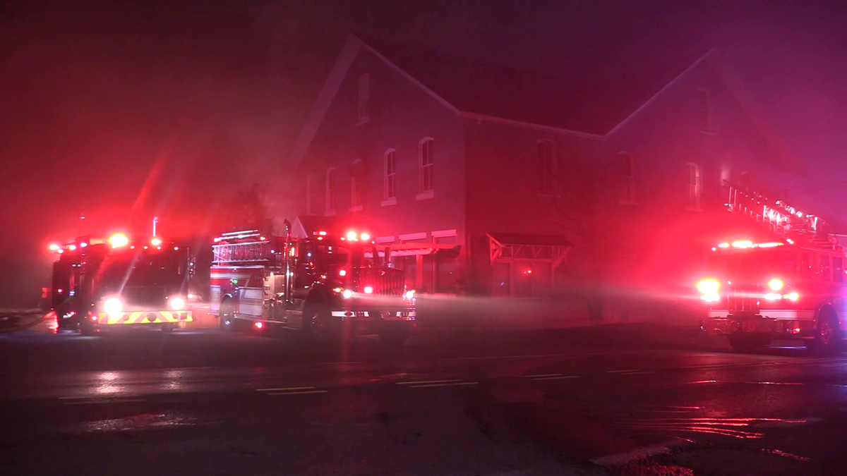 Firefighters from three counties brought in to fight flames at Lawrence ...