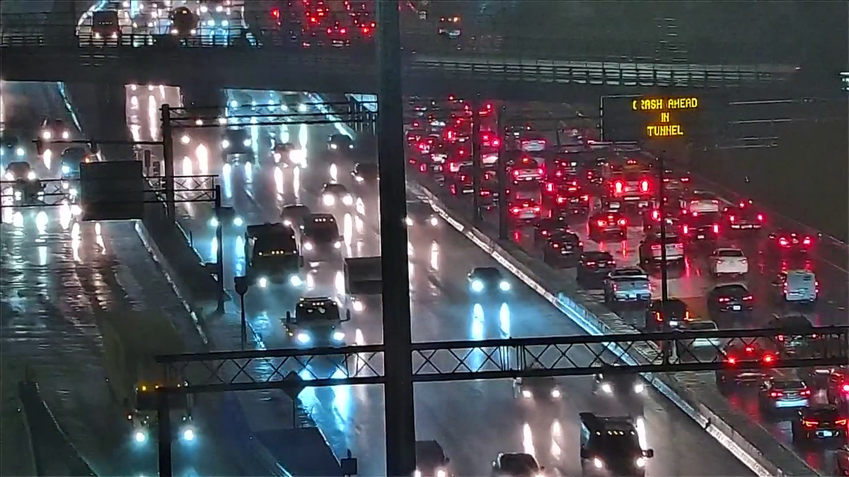 Crash involving tractor-trailer, fuel spill inside O'Neill Tunnel slows ...