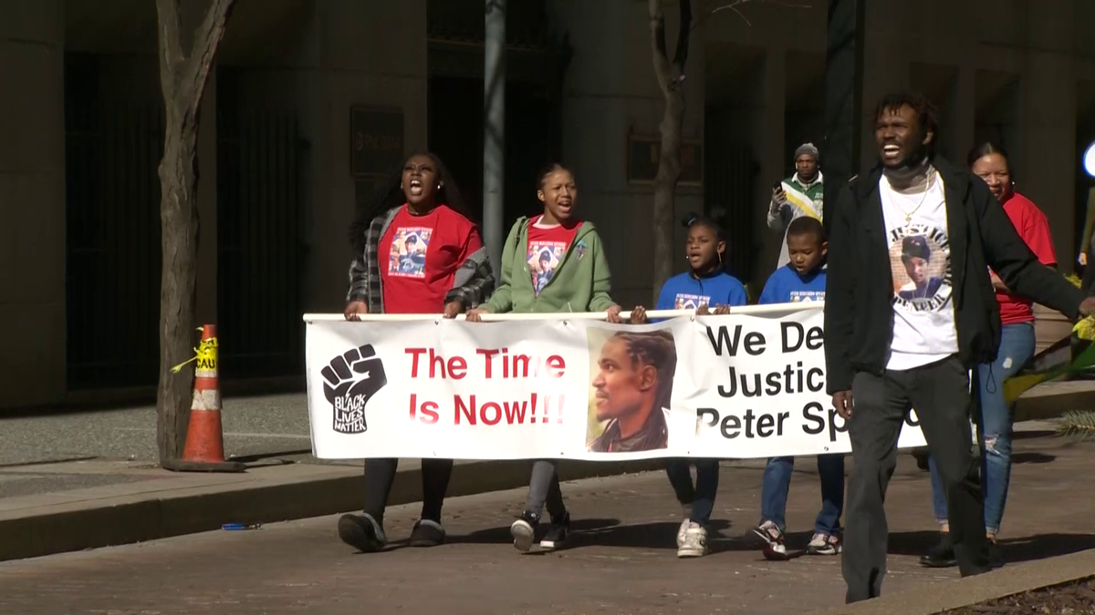 March calling for justice in killing of Peter Spencer held downtown
