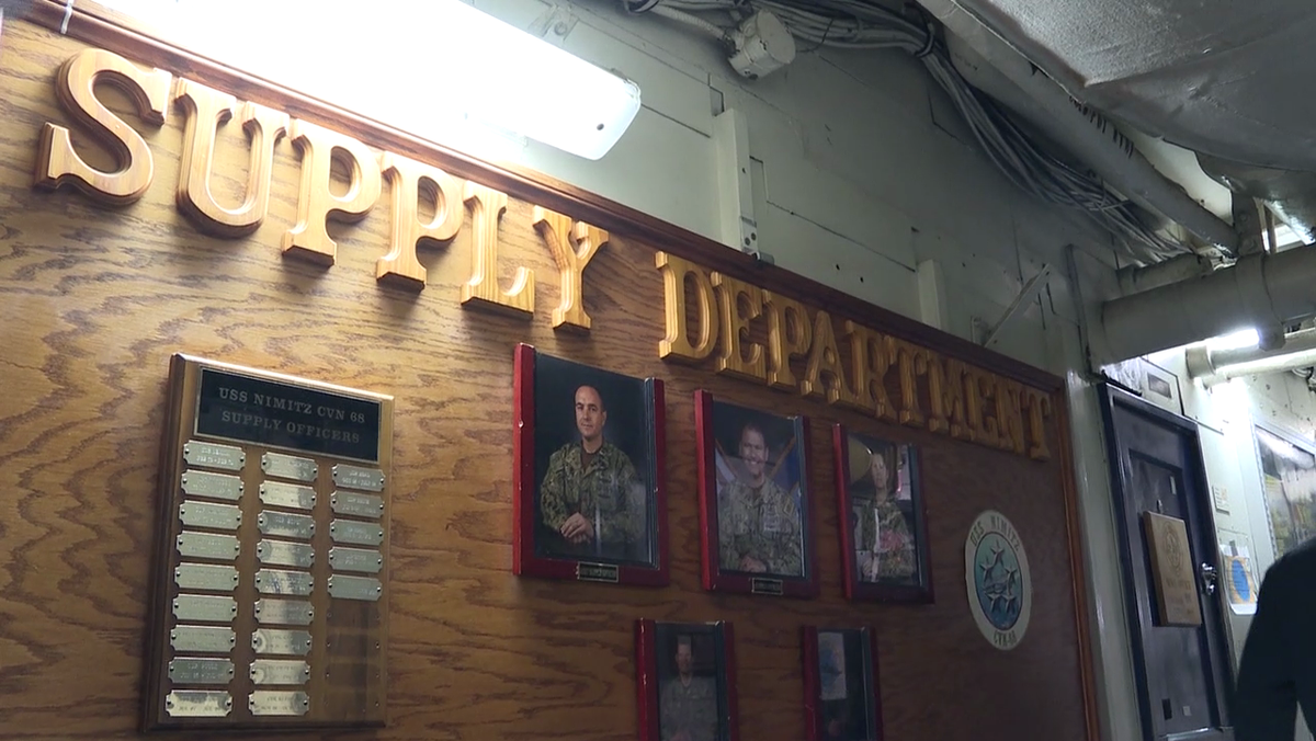 Navy Week: Why an aircraft carrier's supply department is so important