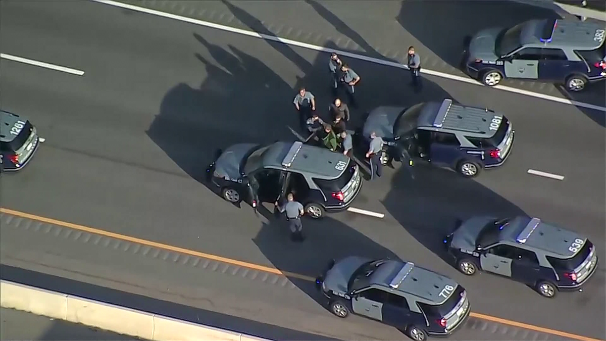 Driver Charged After Early Morning Police Chase On Massachusetts Turnpike
