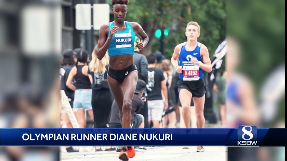 Olympian Diane Nukuri competes at the Monterey Bay Half Marathon