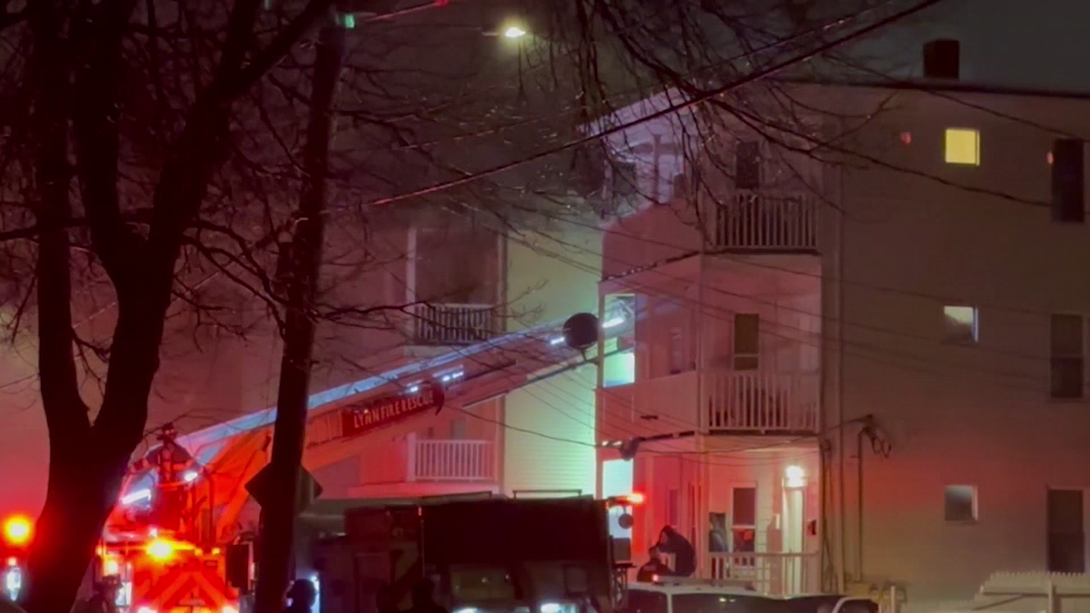 Crews battle fire at triple-decker in Peabody, Massachusetts