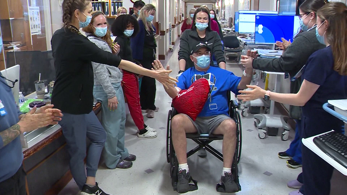 Boston man receives heart transplant after 7-month hospital stay