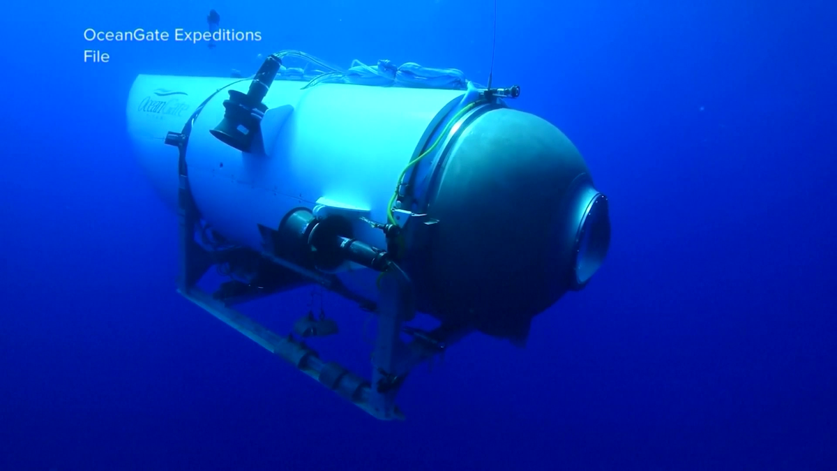 Debris field found near Titanic during search for missing sub
