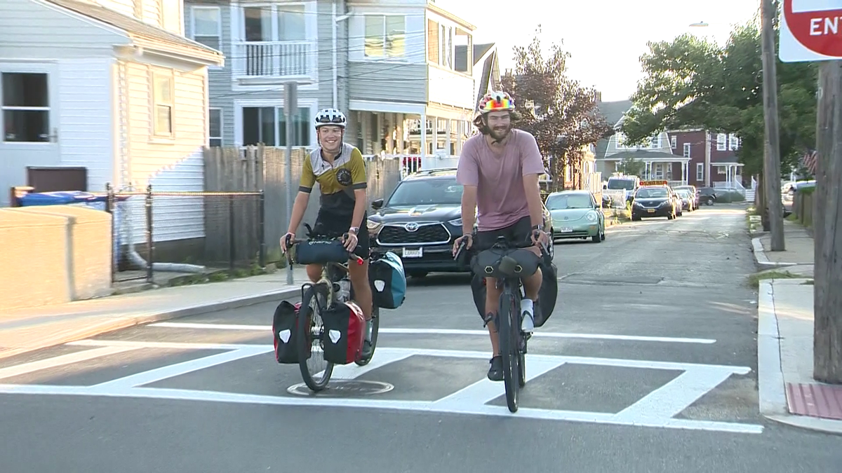 Mass. men return from cross-country bike trip