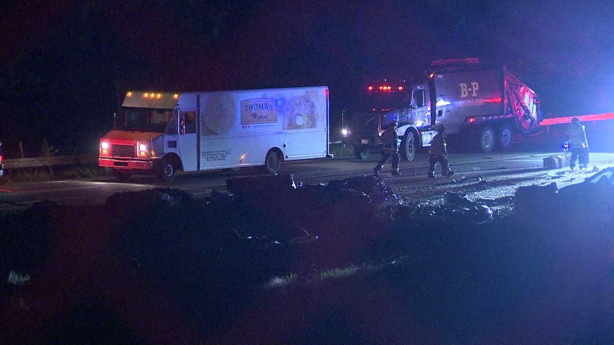 Significant delays after tractor-trailer rollover on I-93