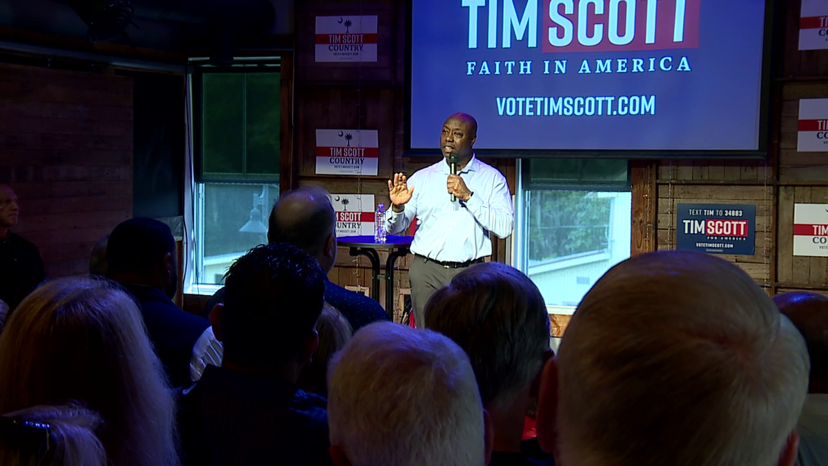 Presidential hopeful, U.S. Sen. Tim Scott visits Bluffton