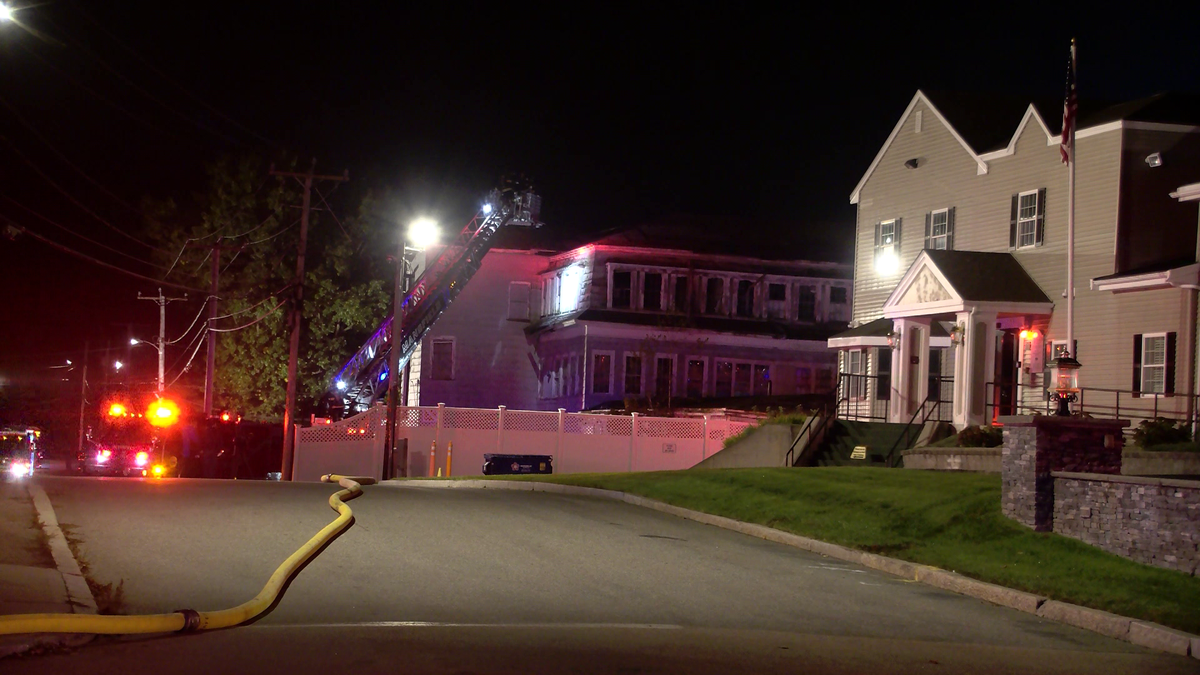 Fire at vacant building in North Attleborough, Massachusetts under ...