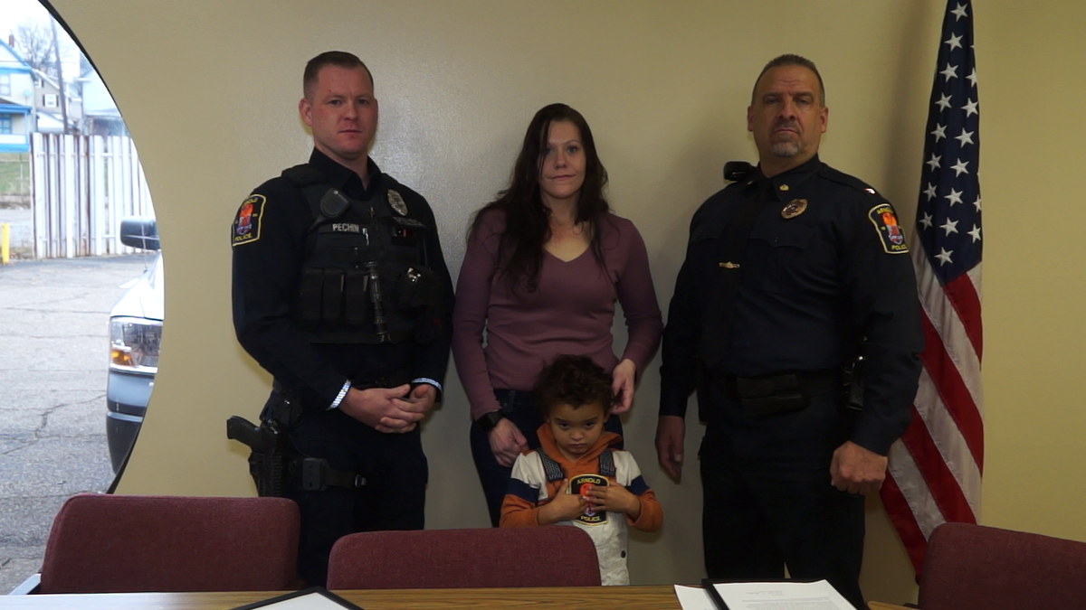 Police chief and police officer honored for rescuing 4-year-old boy ...