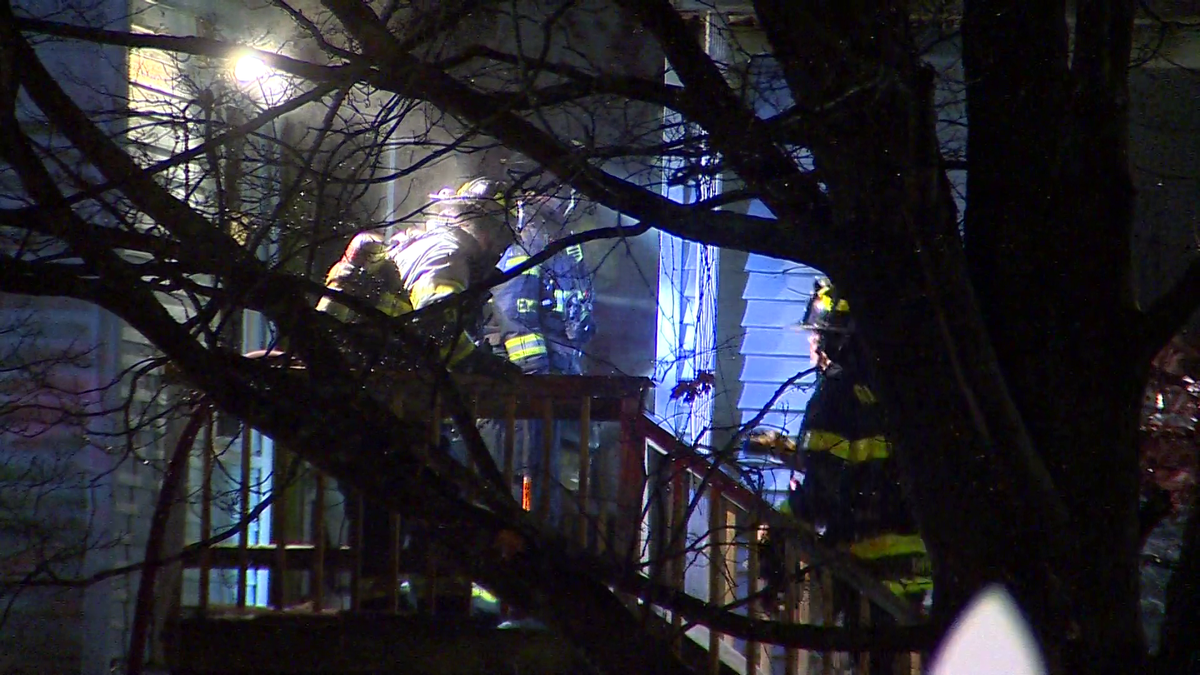 Mayday called as firefighters battled 2-alarm fire in Avon