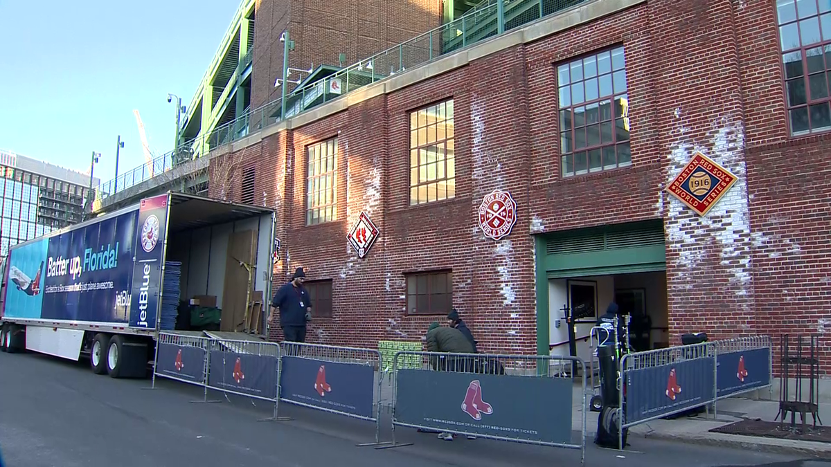 Red Sox equipment truck headed to Fort Myers for spring training
