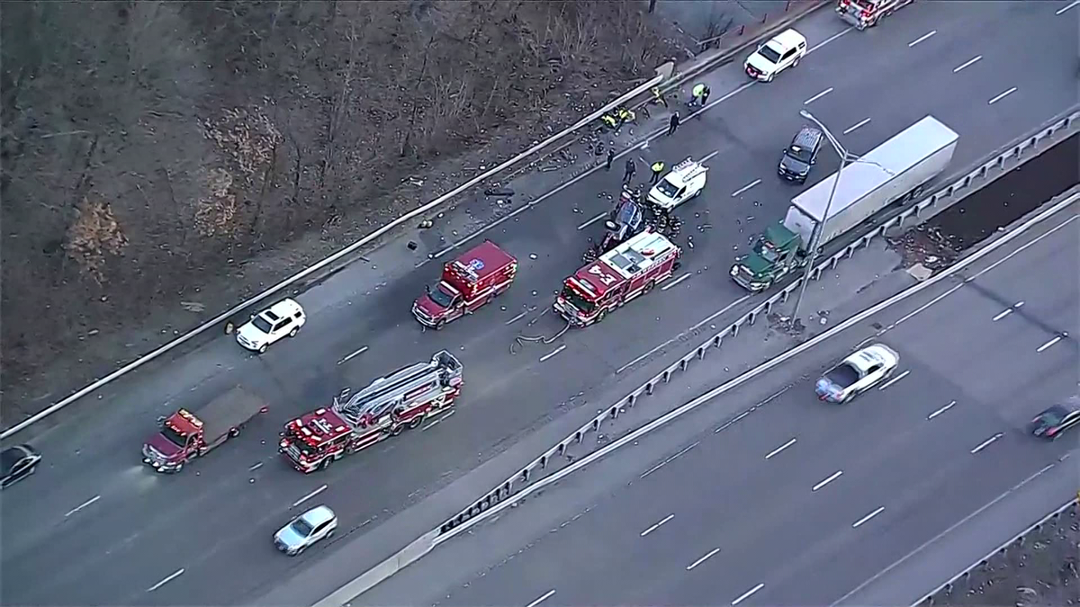 Serious crash involving overturned vehicle on Route 128 in Woburn ...