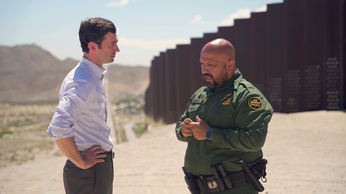 Sen. Jon Ossoff visits border, warns of national security threat