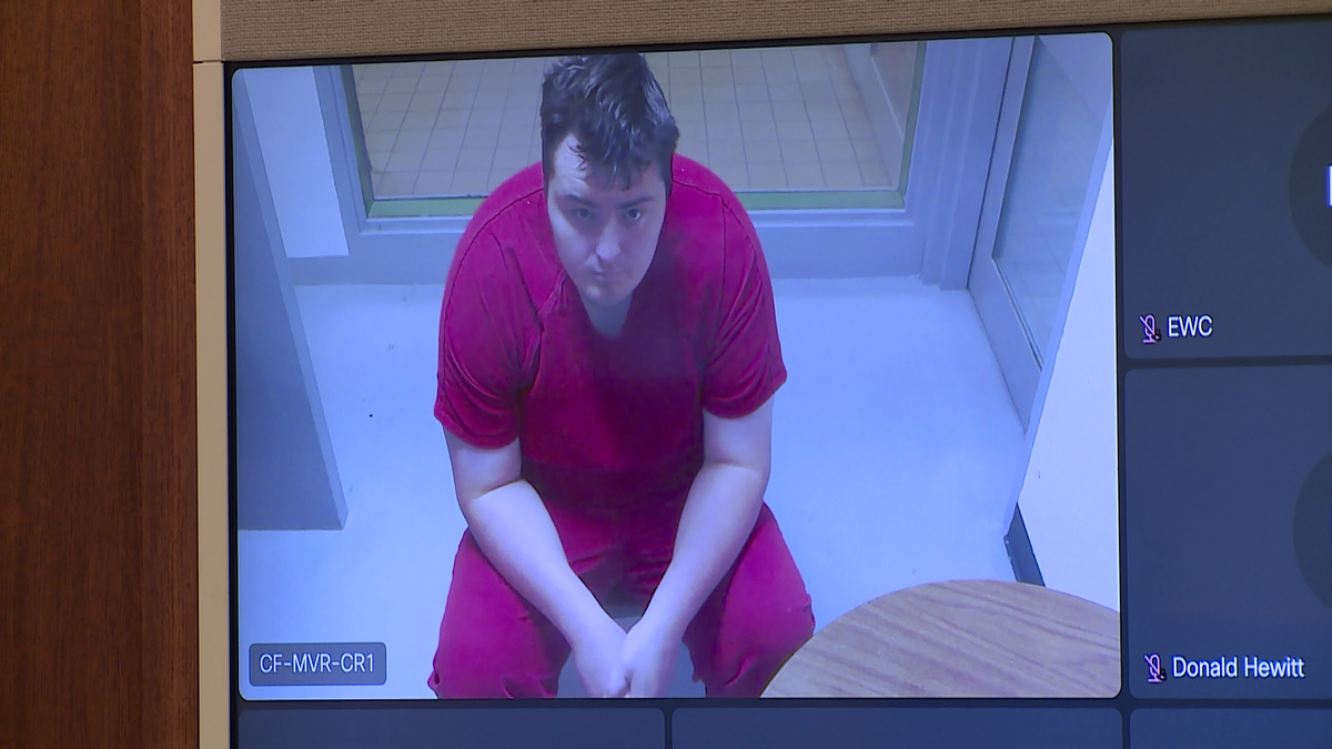 Brian Crossman Jr. enters not-guilty plea during arraignment