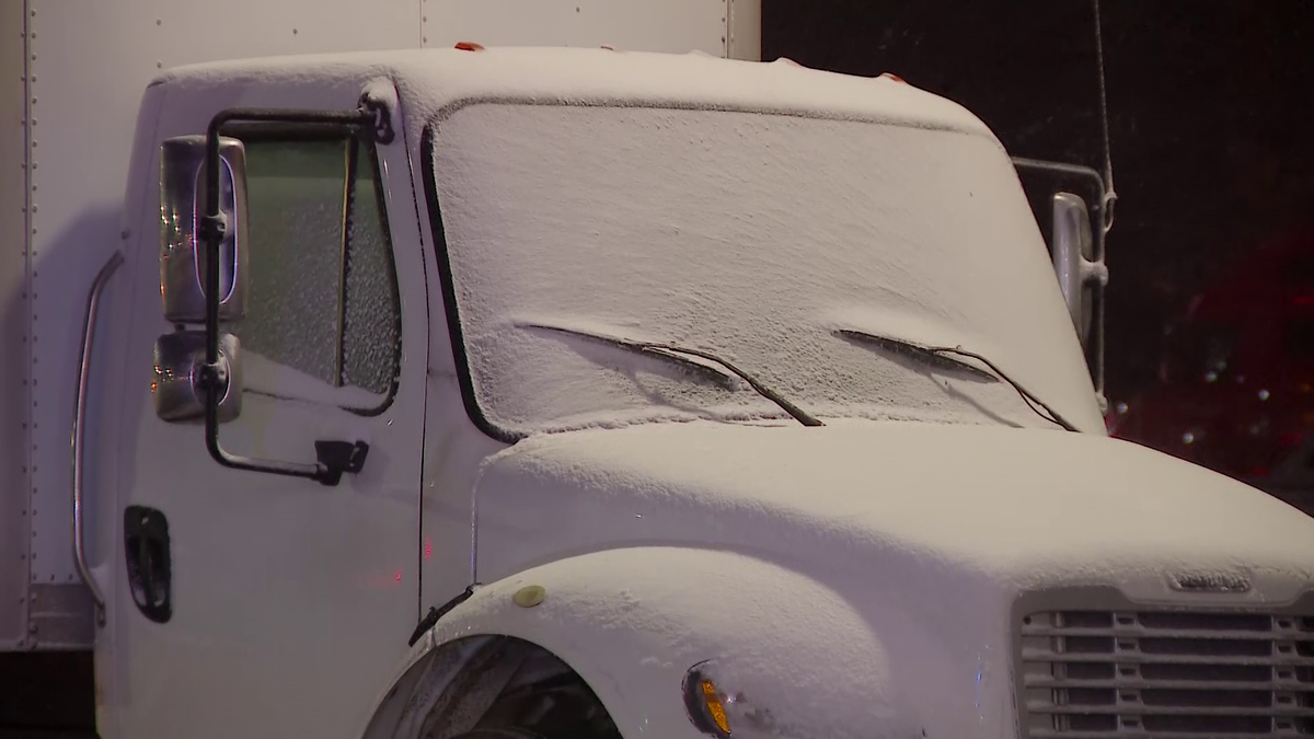 Snowfall totals from Massachusetts on Friday, Dec. 20