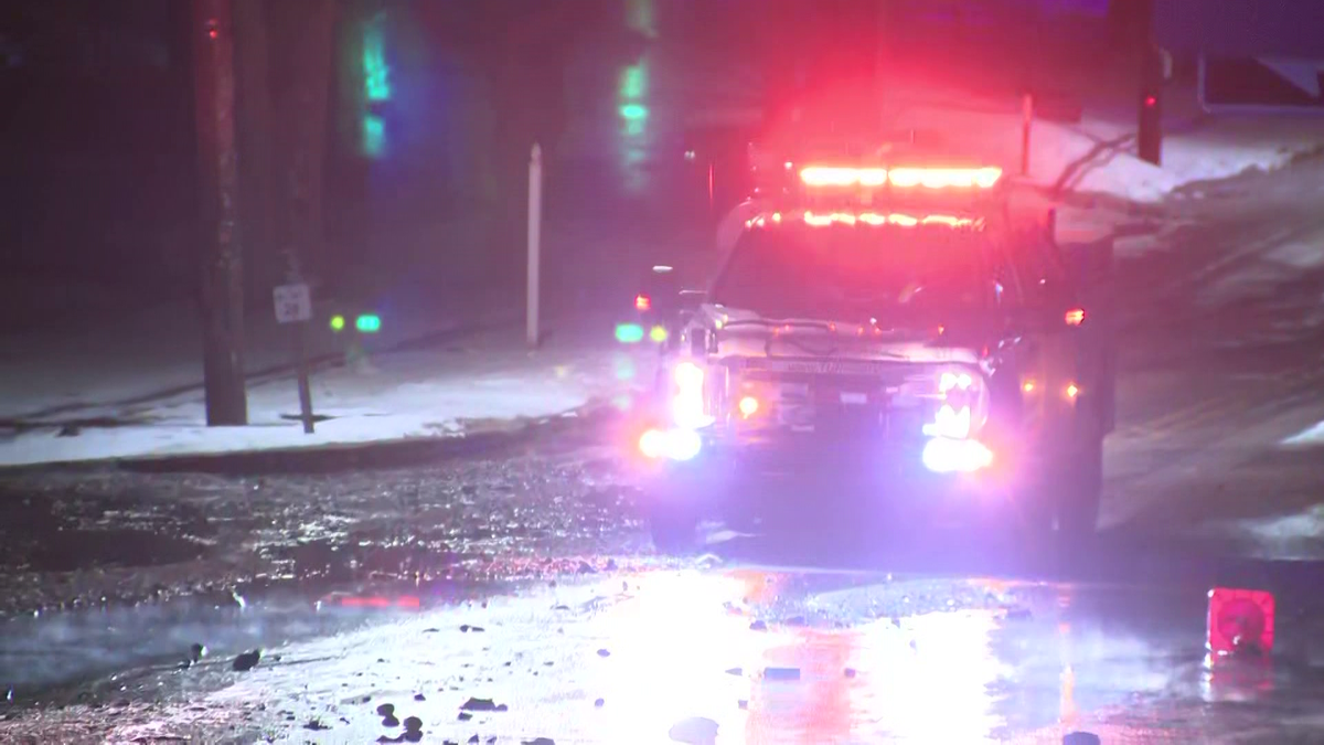 Water main break on Route 88 in Bethel Park, Pennsylvania