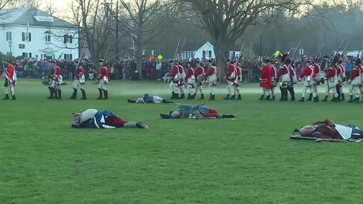 Lexington, Massachusetts, commemorating 250th anniversary of American ...