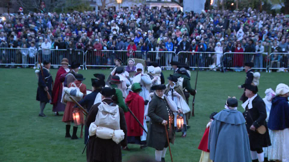 Images: Retrace Minutemen's first steps toward American independence
