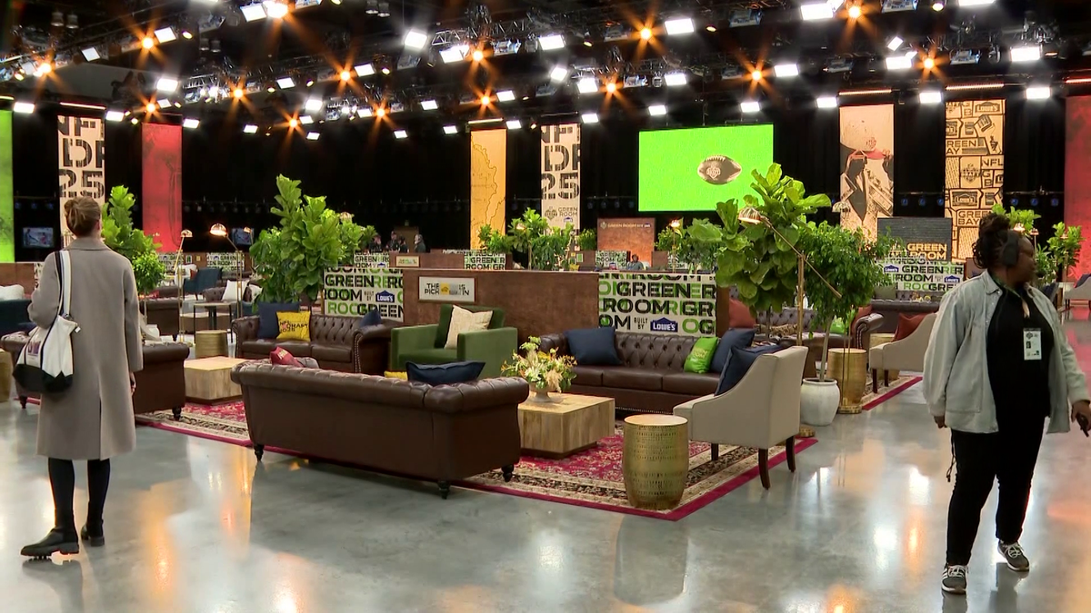 NFL draft green room items for sale in Green Bay