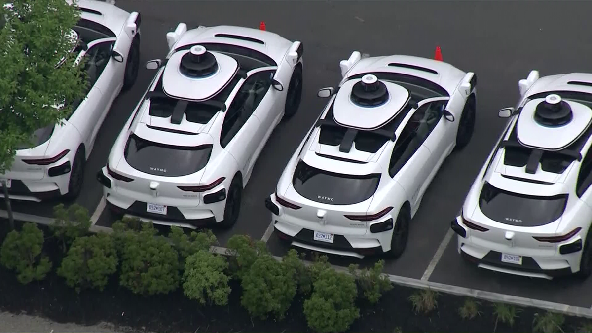 Fleet of Waymo's self-driving taxis spotted in Boston area