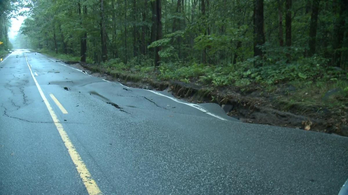 Parts of Route 123 in Hancock, NH reopened after flooding