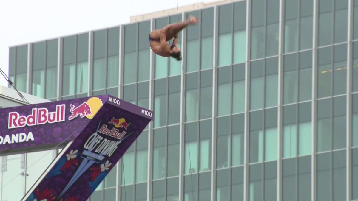 Red Bull Cliff Diving World Series returns to Boston this weekend