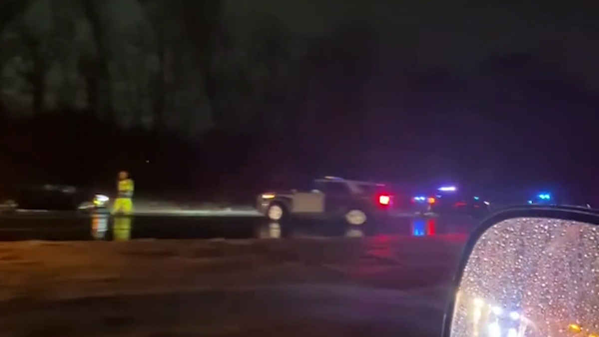 Police cruiser involved in serious crash on Route 146 in Uxbridge