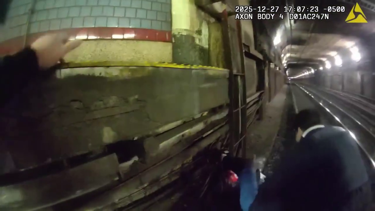Officers rescue injured person from oncoming train at MBTA's Central ...