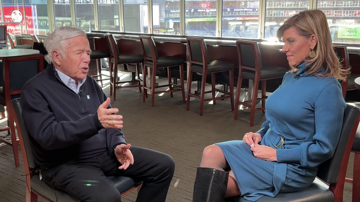 Maria sits down one-on-one with Patriots owner Robert Kraft ahead of ...