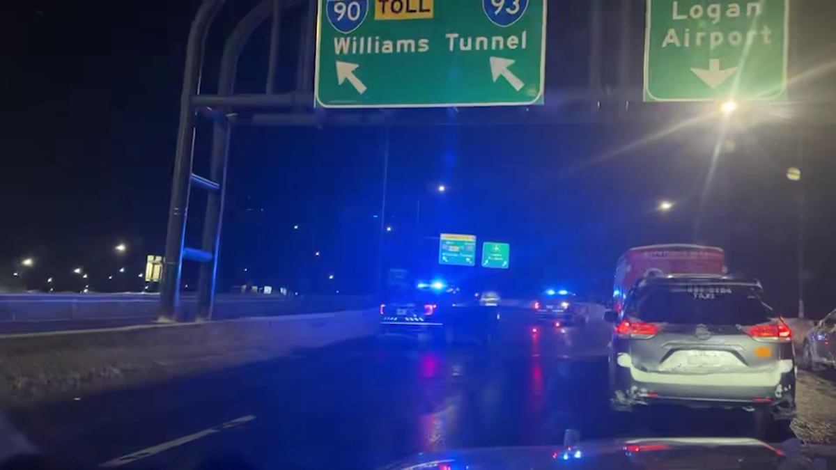 Tractor-trailer rollover inside Ted Williams Tunnel snarls traffic
