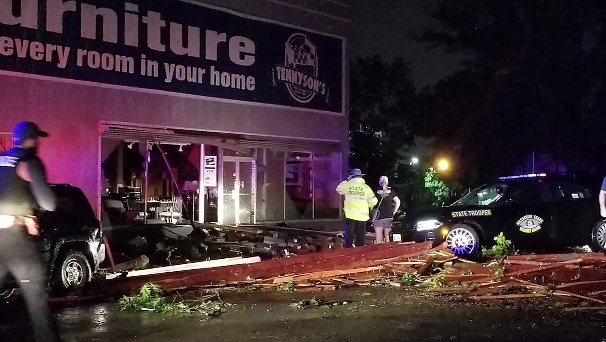 First look: Violent tornado causes damage in Missouri