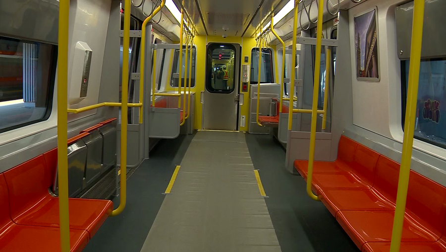 First look at the first of the new Orange Line trains