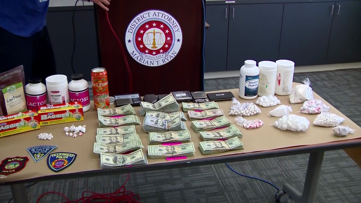Police arrest 2 in massive Boston-area drug sweep