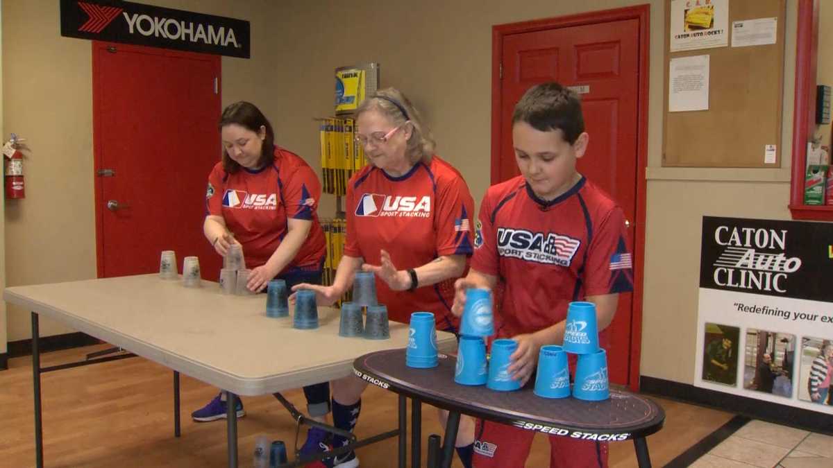 Catonsville family heads to Spain for cup-stacking competition
