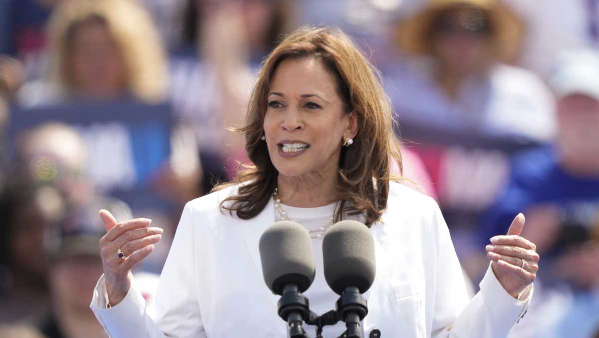 Former VP Harris schedules book tour stop in Madison