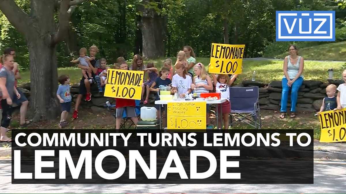 Community turns lemons to lemonade for 2nd-grader with cancer