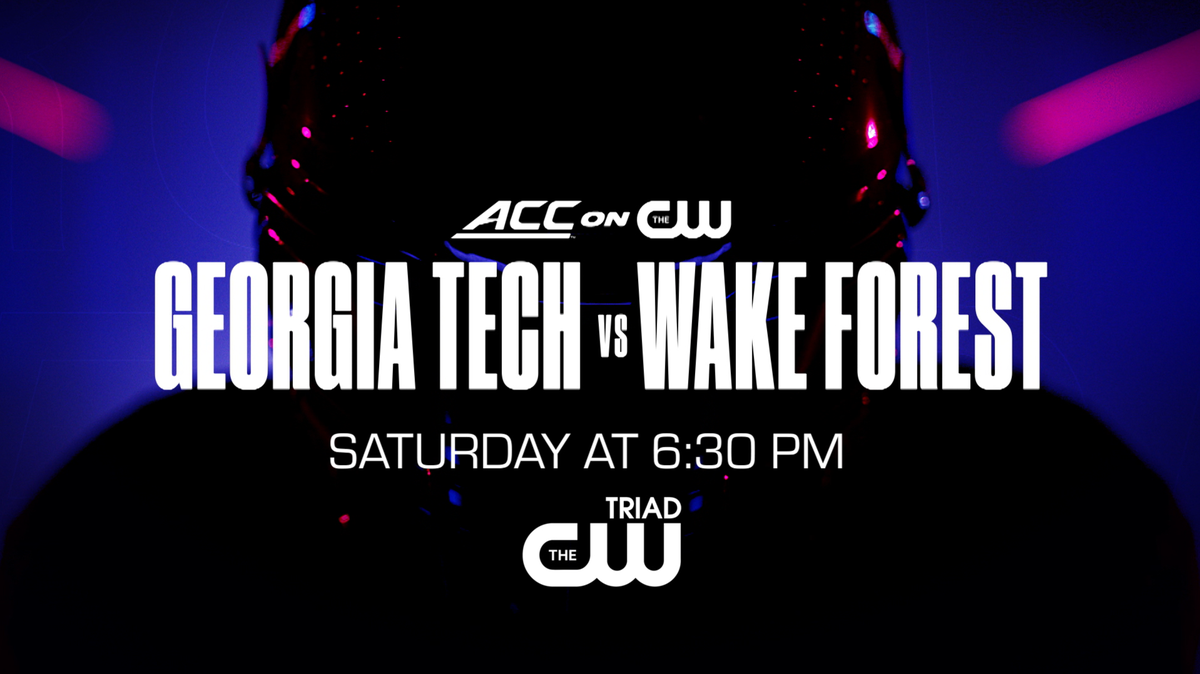 Georgia Tech at WFU watch it on the Triad CW