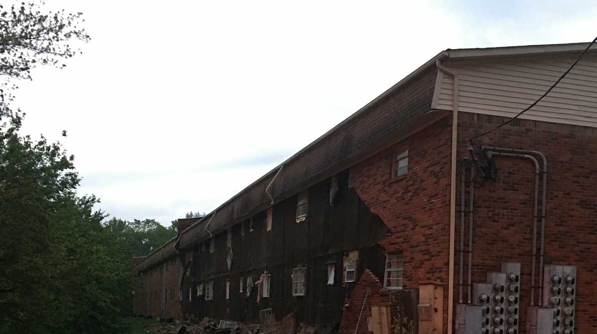Partial wall collapse at PRP apartment complex displaces some residents
