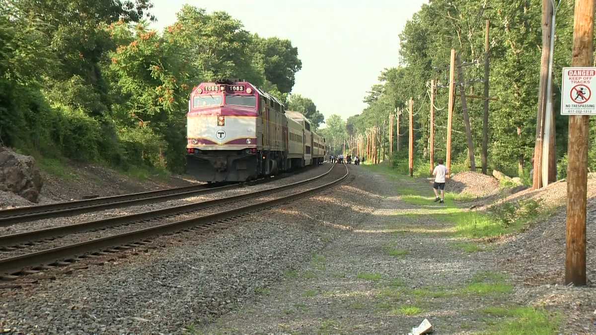 Man dead after being struck by commuter rail train in Waltham