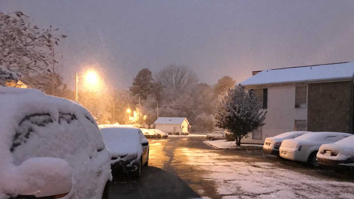 This is what happens when snow hits the South