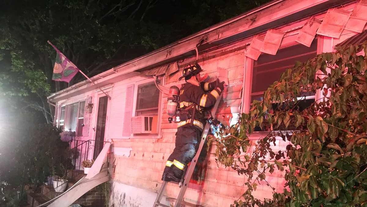 Firefighter treated for heat issue after battling Wareham house fire