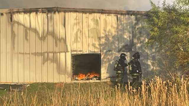 Storage Center on Highway 18 catches fire for a second time