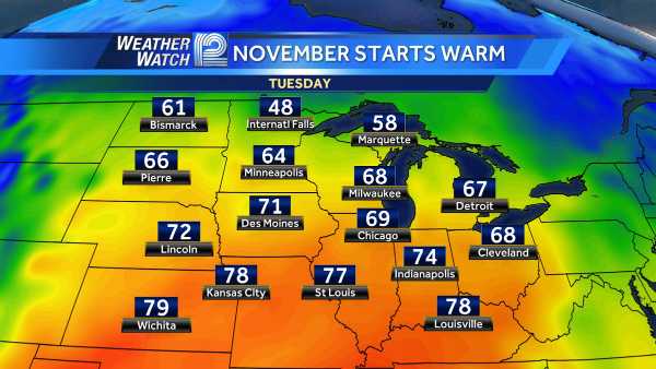 Weather Blog: Warm-up looms for the start of November